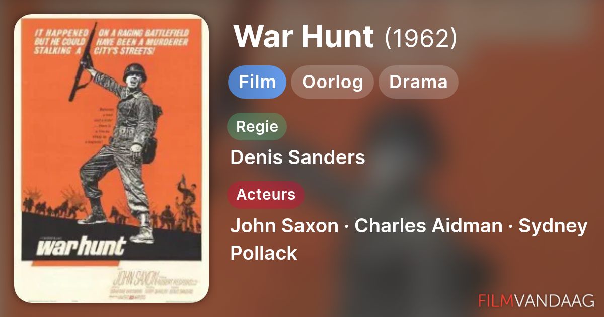 War Hunt (film, 1962) - FilmVandaag.nl