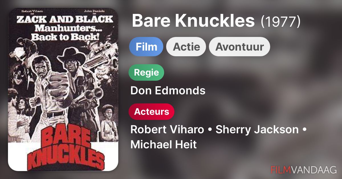 Bare Knuckles (film, 1977) - FilmVandaag.nl