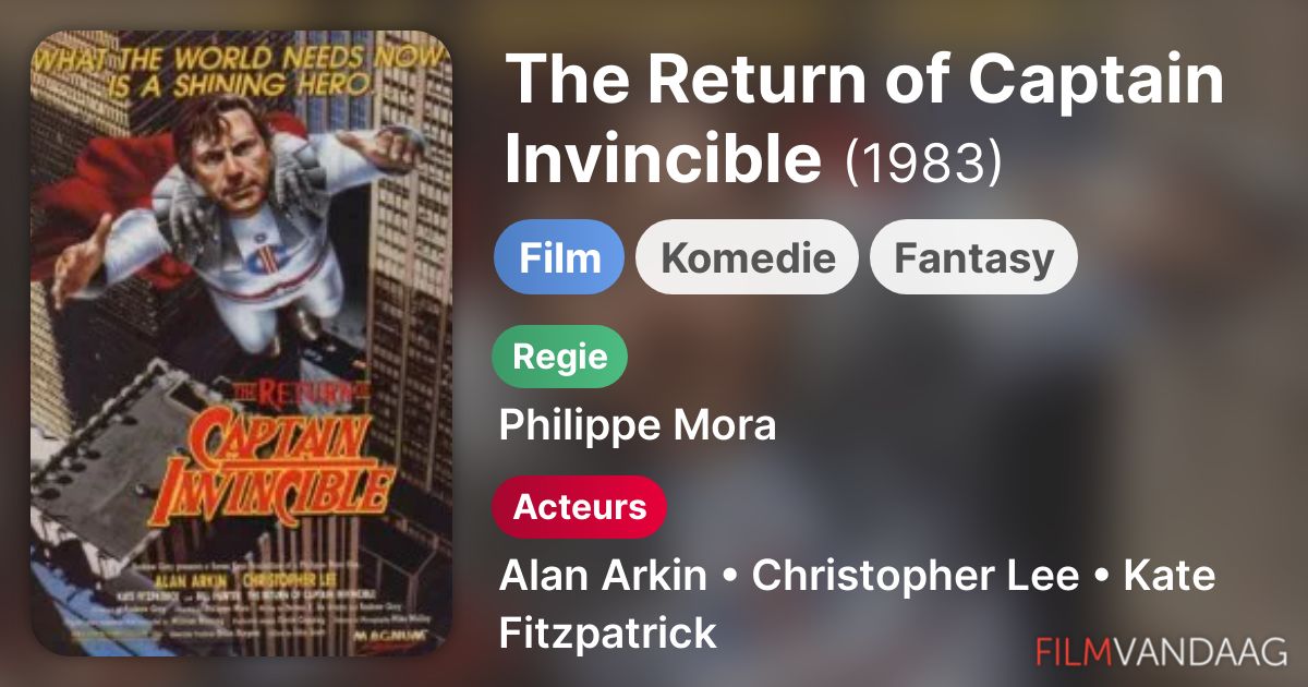 The Return of Captain Invincible (film, 1983) - FilmVandaag.nl
