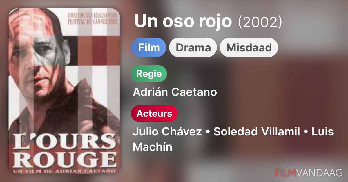 Un oso rojo (film, 2002) - FilmVandaag.nl