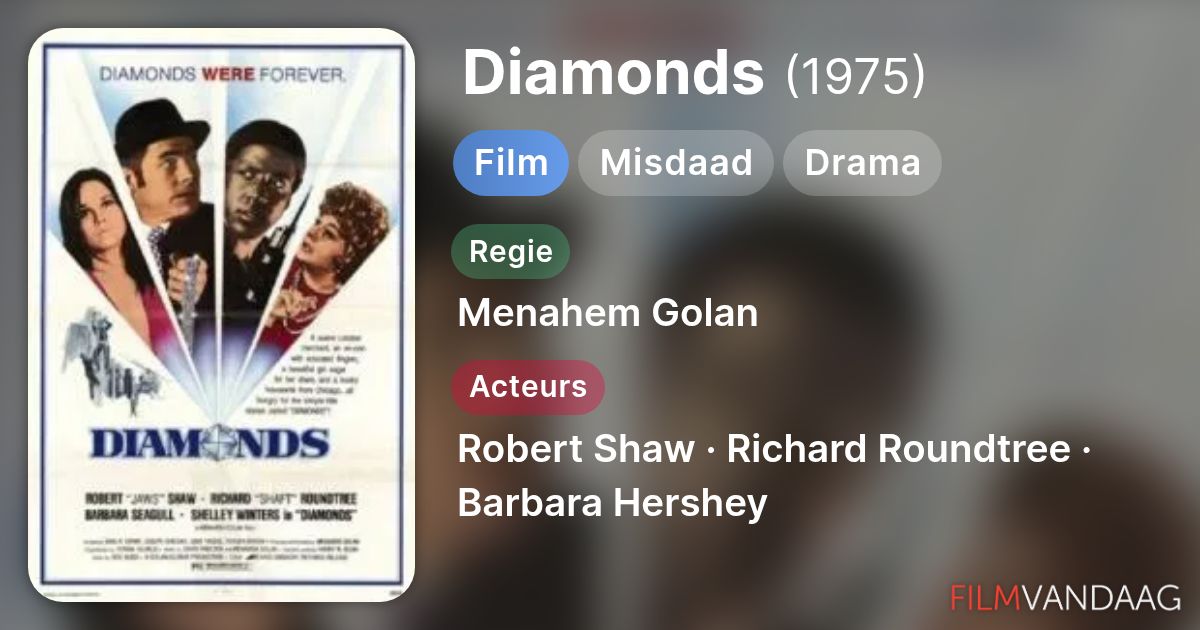 Diamonds (film, 1975) - FilmVandaag.nl