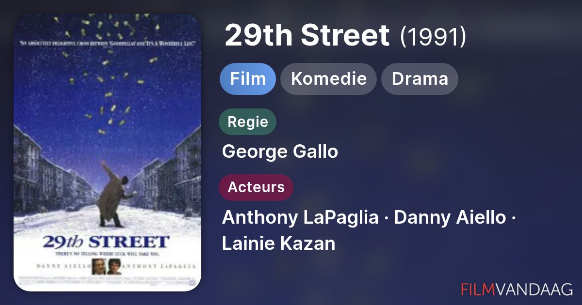 29th Street (film, 1991) - FilmVandaag.nl