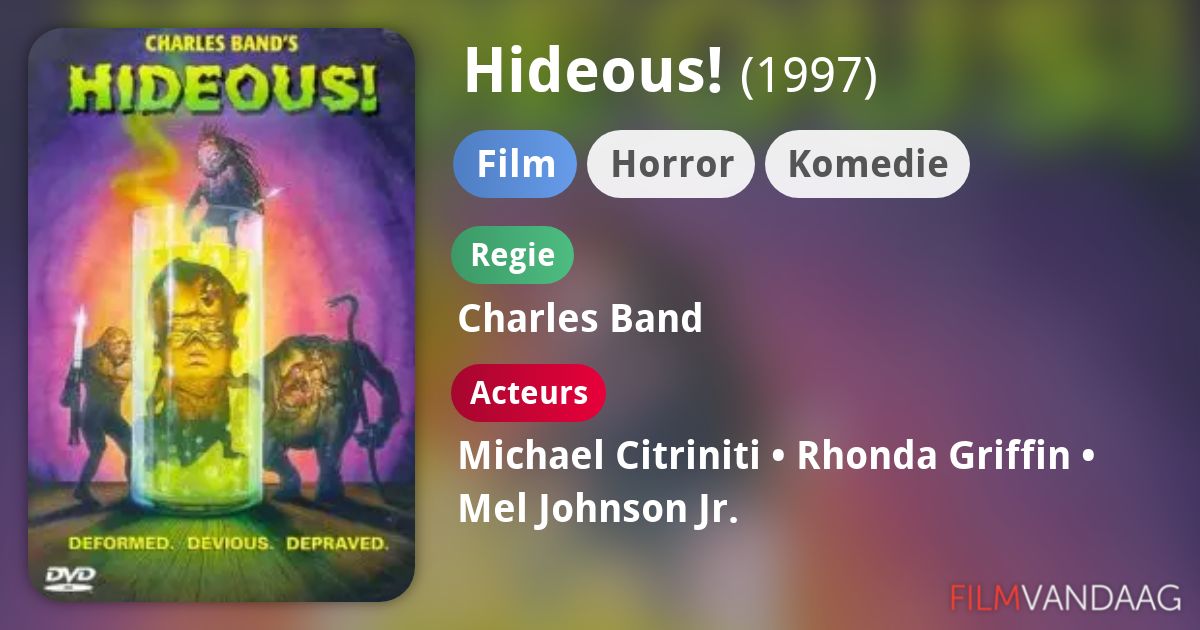 Hideous! (film, 1997) - FilmVandaag.nl