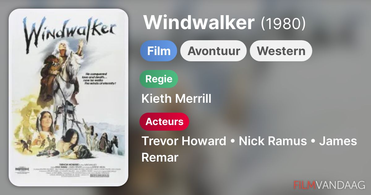 Windwalker (film, 1980) - FilmVandaag.nl