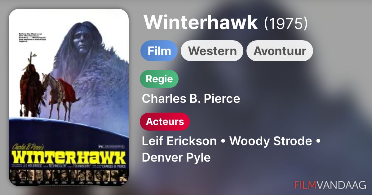 Winterhawk (film, 1975) - FilmVandaag.nl