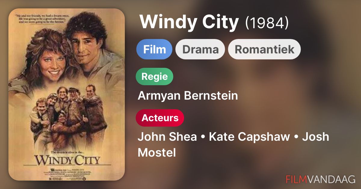 Windy City (film, 1984) - FilmVandaag.nl