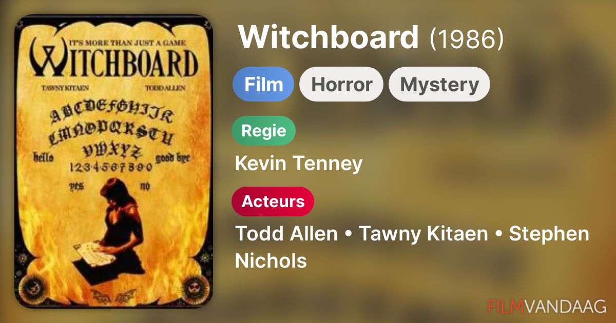 Witchboard (film, 1986) - FilmVandaag.nl