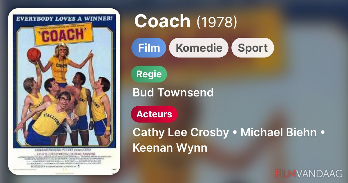 Coach (film, 1978) - FilmVandaag.nl