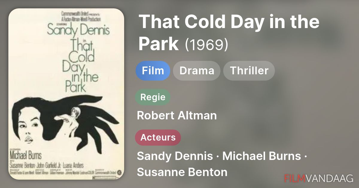 That Cold Day in the Park (film, 1969) - FilmVandaag.nl