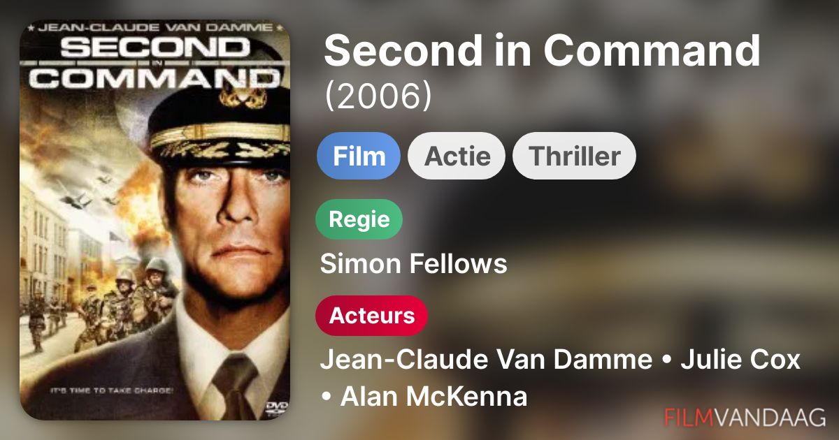 Second in Command (film, 2006) - FilmVandaag.nl