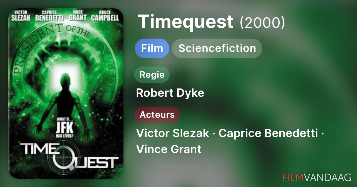 Timequest (film, 2000) - FilmVandaag.nl