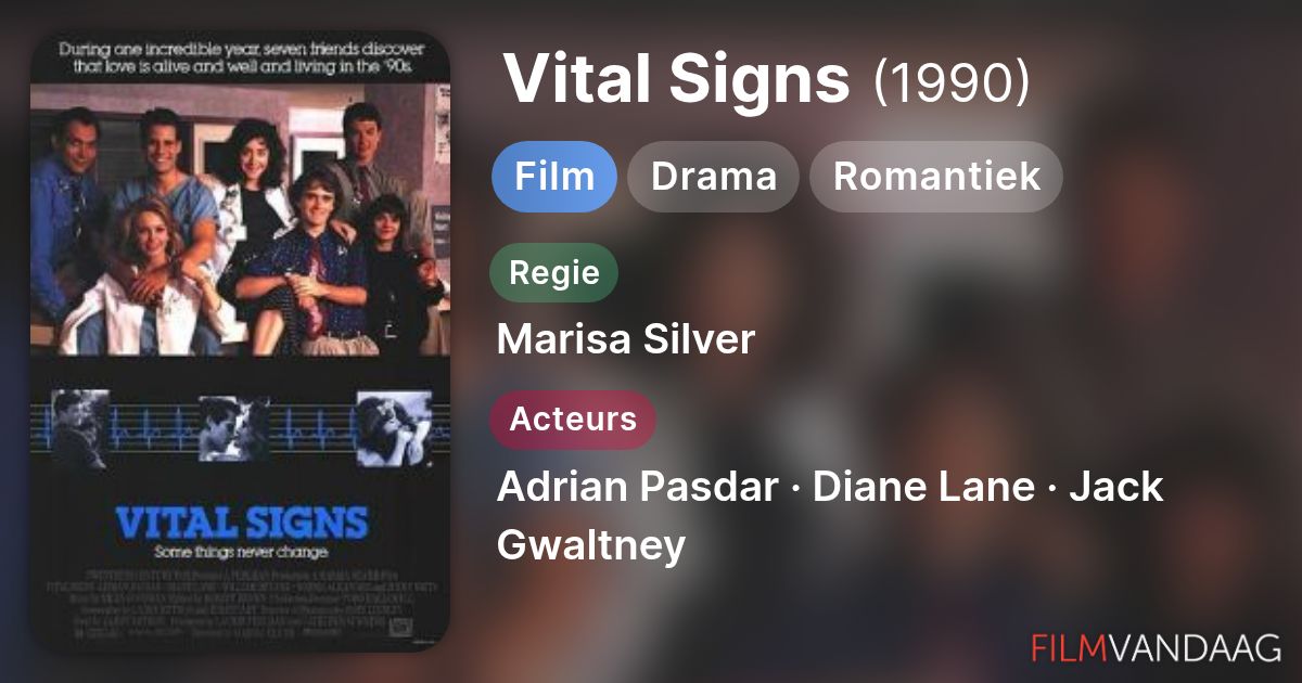 Vital Signs (film, 1990) - FilmVandaag.nl