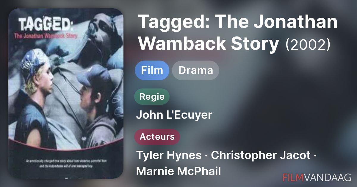 Tagged: The Jonathan Wamback Story (film, 2002) - FilmVandaag.nl