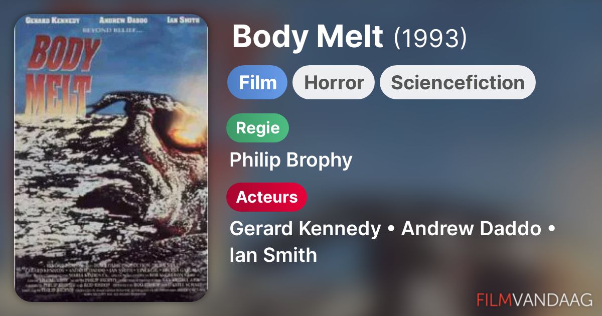 Body Melt (film, 1993) - FilmVandaag.nl