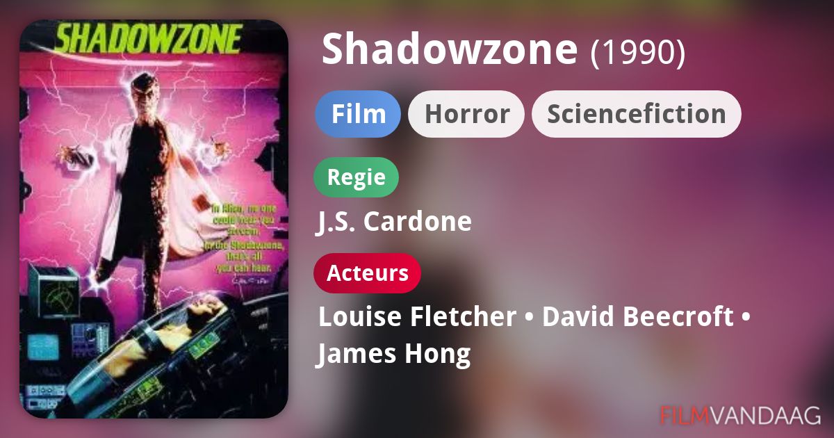 Shadowzone (film, 1990) kopen op dvd of blu-ray - FilmVandaag.nl