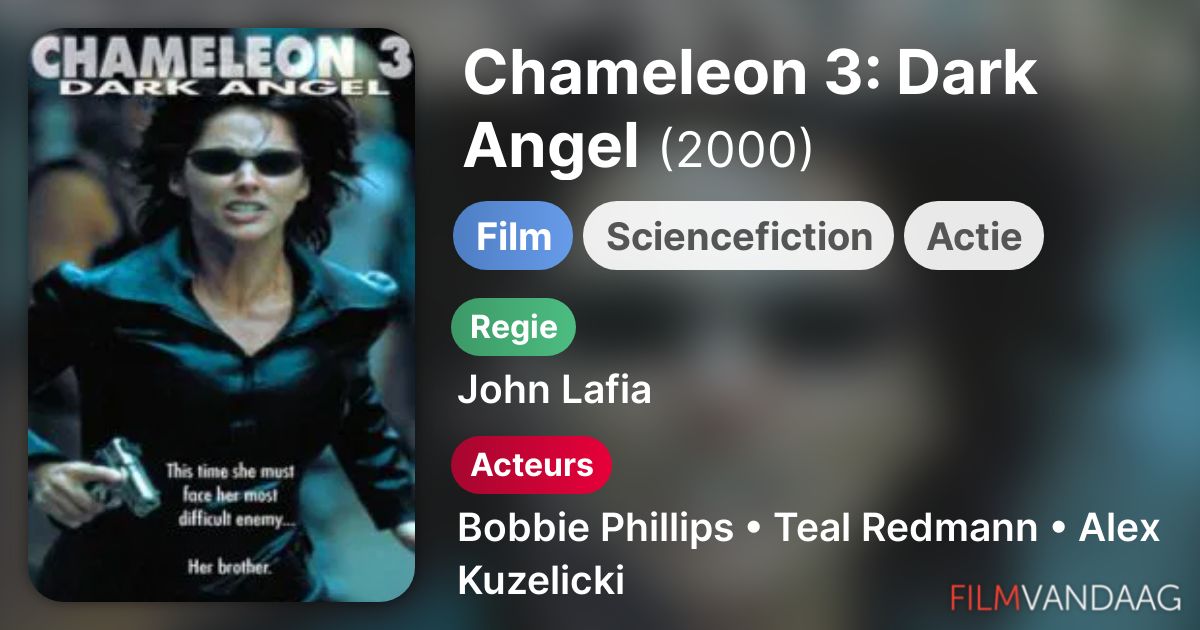 Chameleon 3: Dark Angel (film, 2000) - FilmVandaag.nl