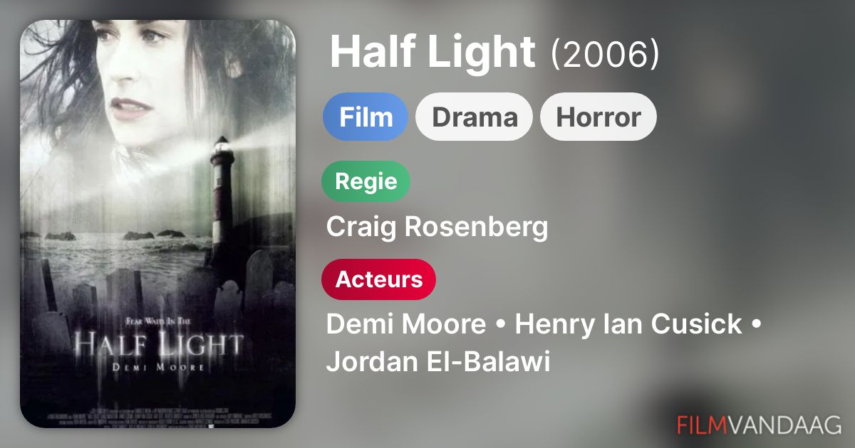 Half Light (film, 2006) - FilmVandaag.nl