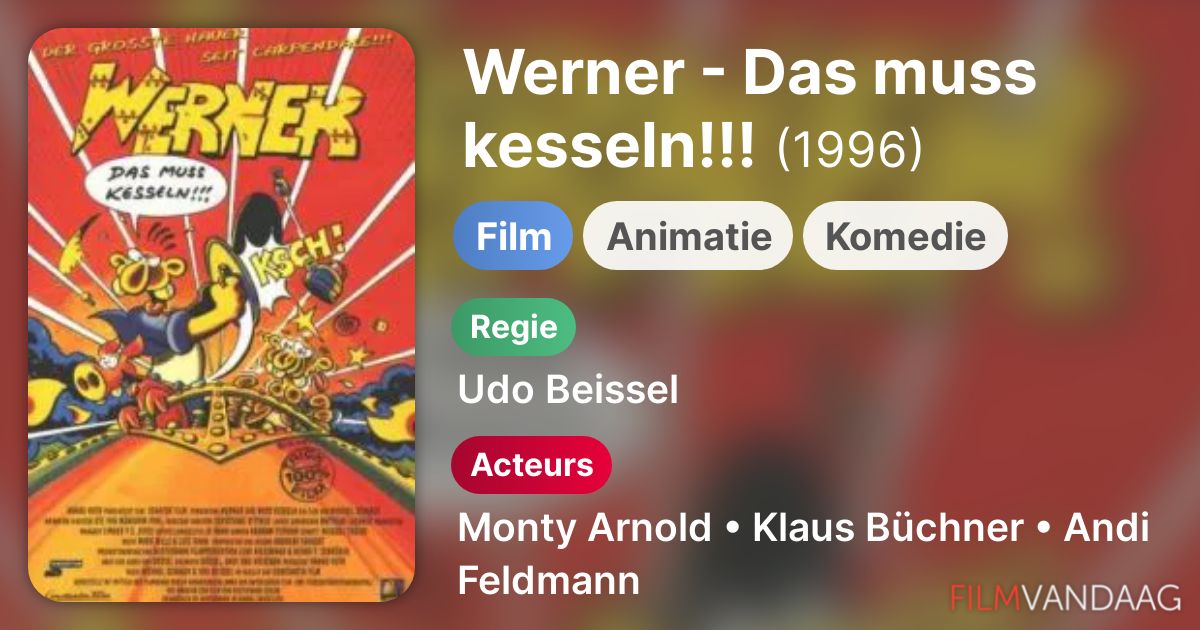 Werner - Das muss kesseln!!! (film, 1996) - FilmVandaag.nl