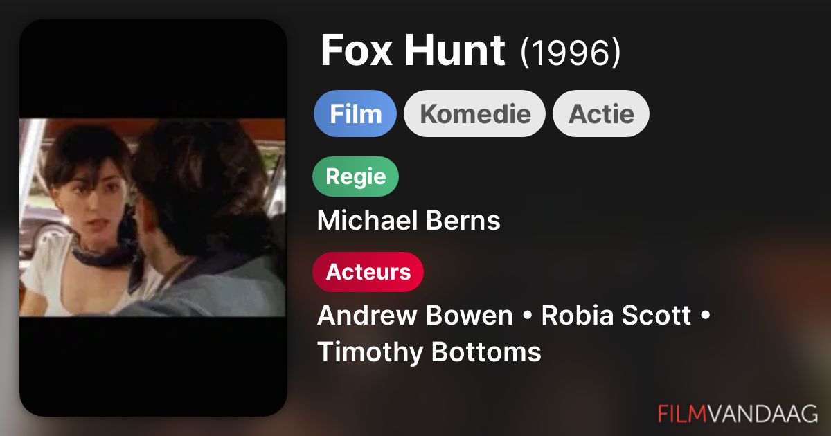 Fox Hunt (film, 1996) - FilmVandaag.nl