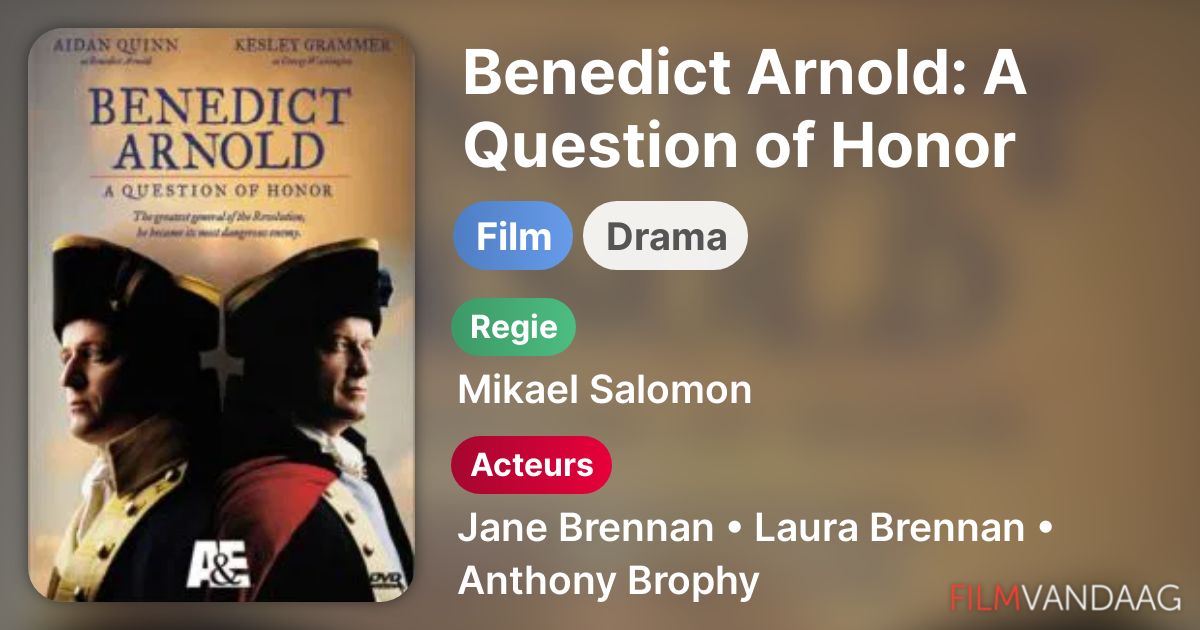 Benedict Arnold: A Question of Honor (film, 2003) - FilmVandaag.nl