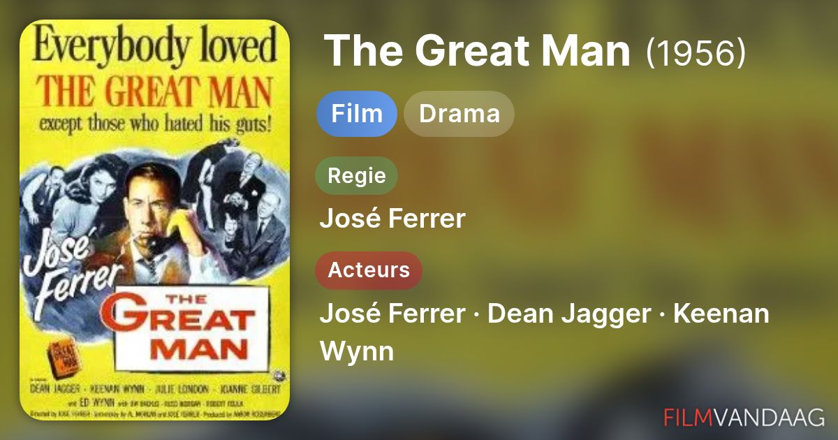 The Great Man (film, 1956) - FilmVandaag.nl