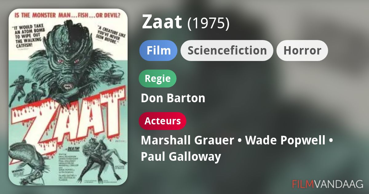 Zaat (film, 1975) - FilmVandaag.nl