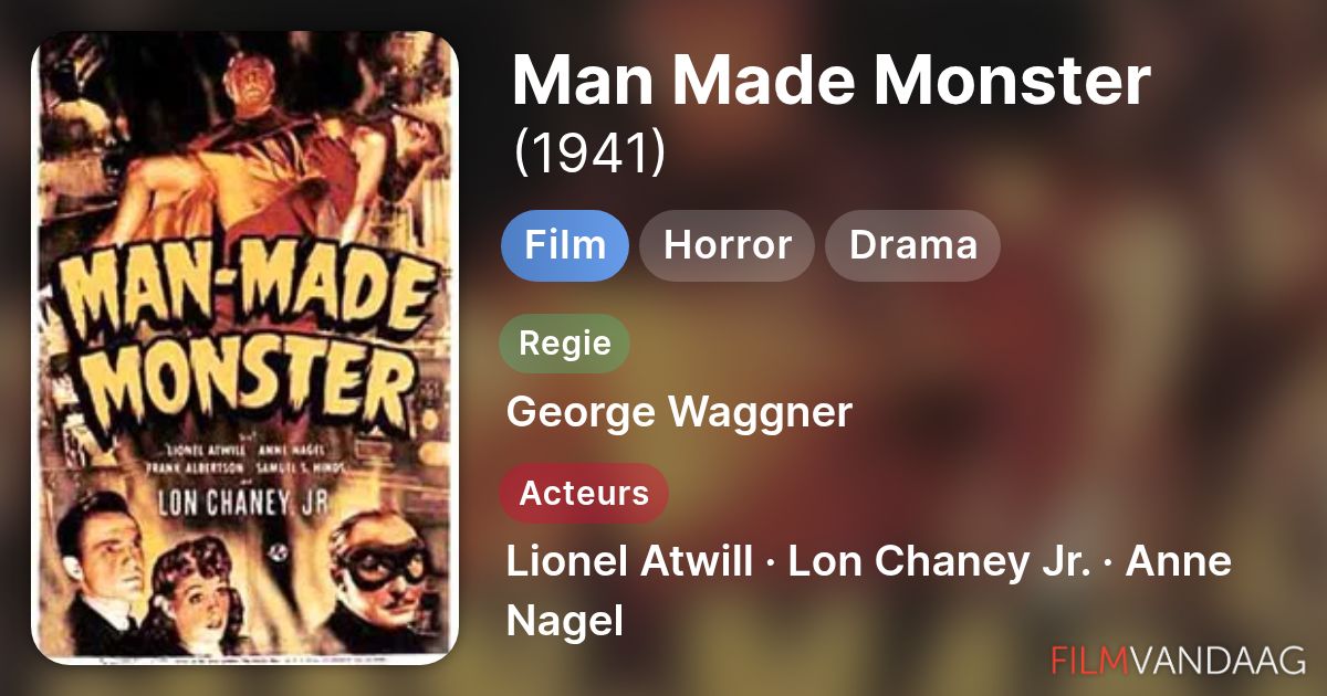 Man Made Monster (film, 1941) - FilmVandaag.nl