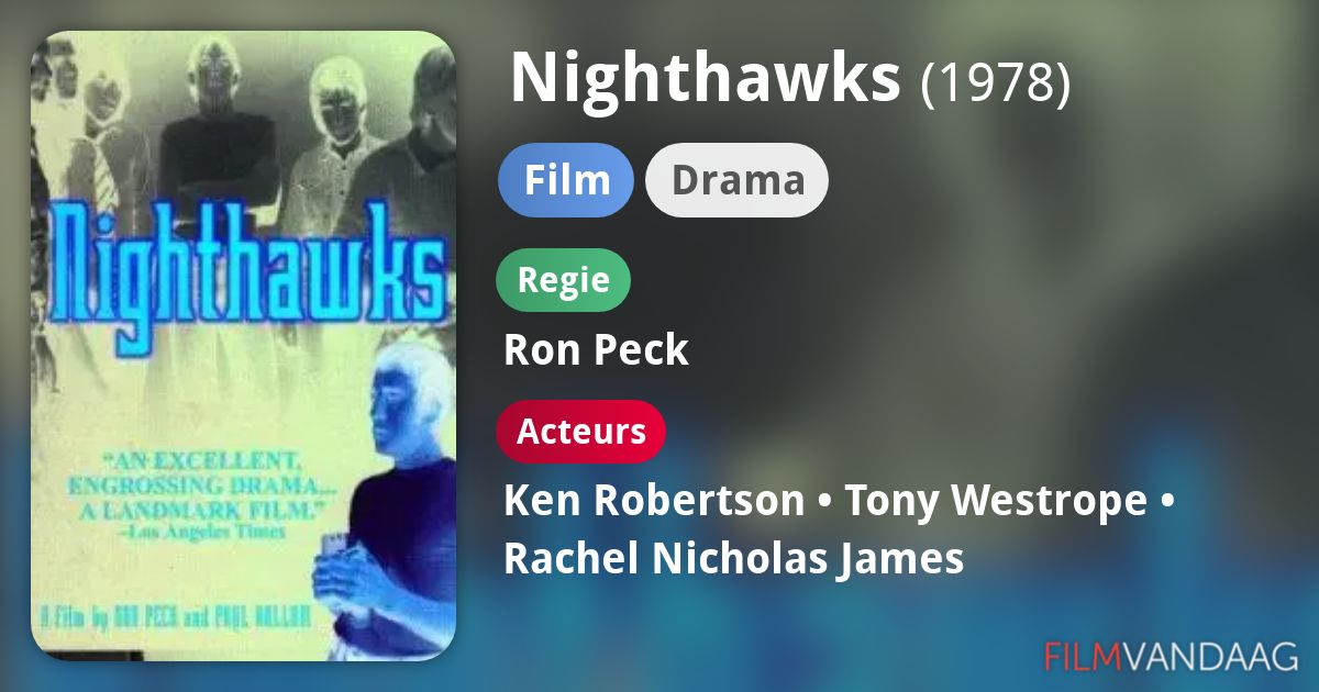 Nighthawks (film, 1978) - FilmVandaag.nl