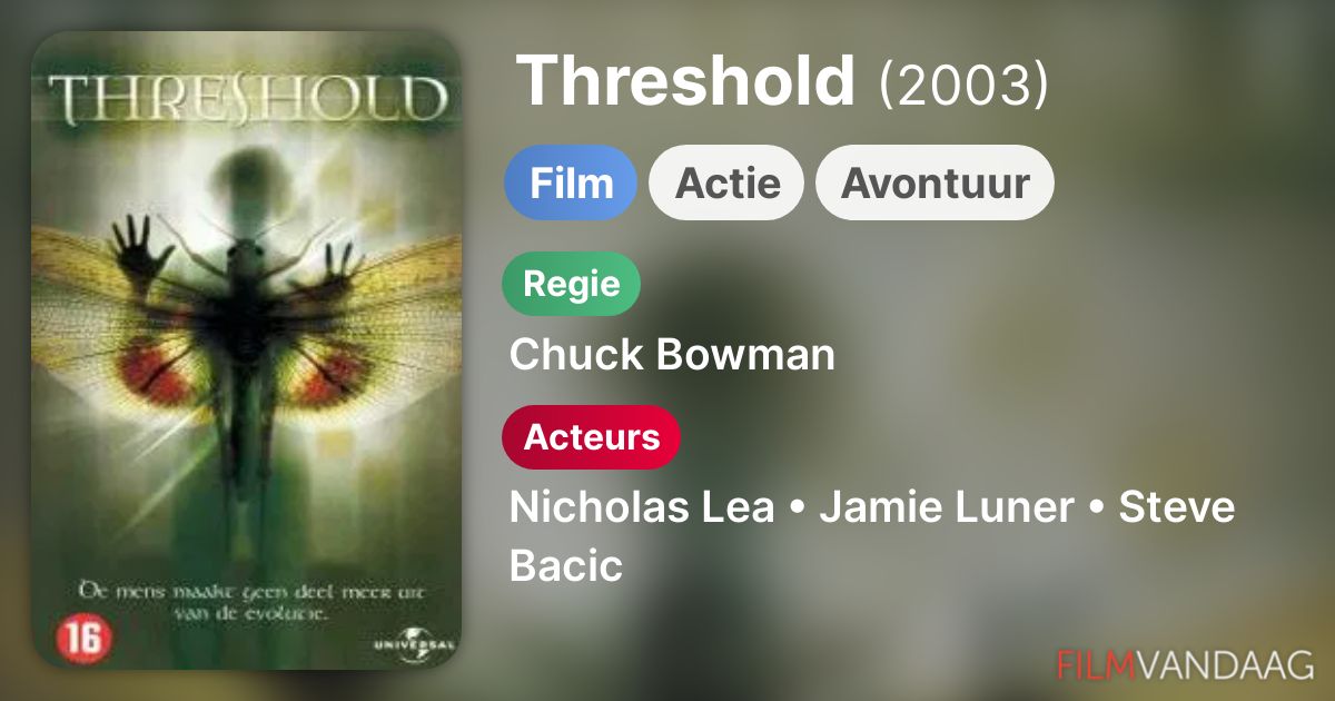 Threshold (film, 2003) - FilmVandaag.nl