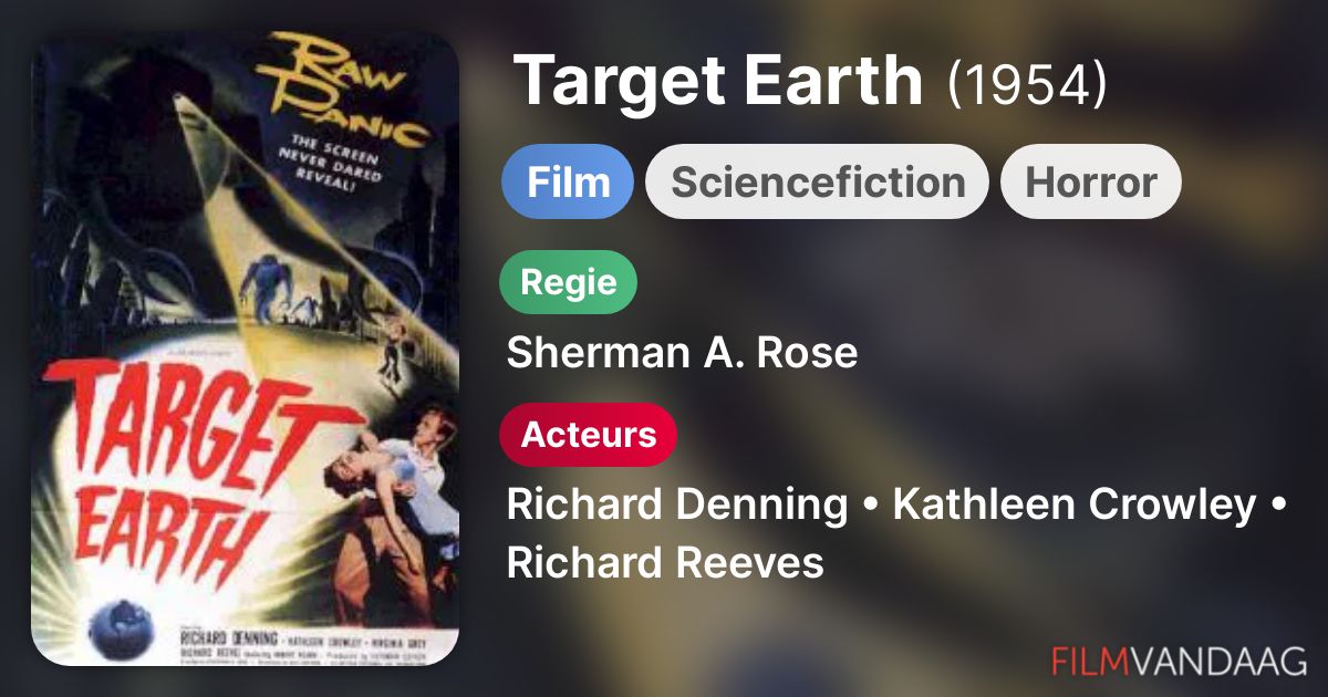 Target Earth (film, 1954) - FilmVandaag.nl