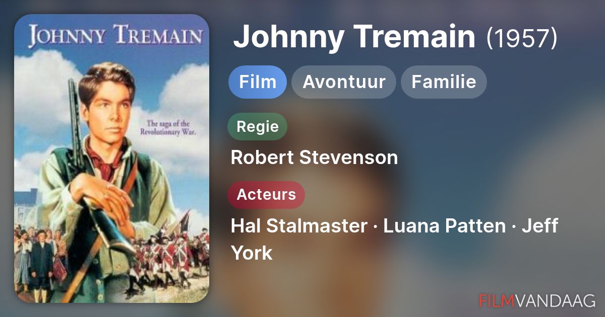 Johnny Tremain (film, 1957) - FilmVandaag.nl