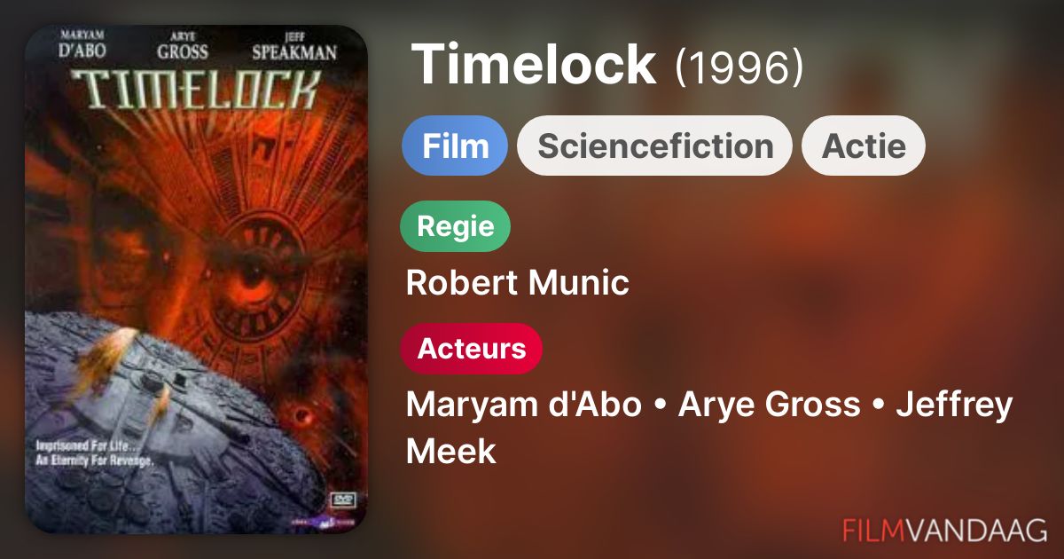 Timelock (film, 1996) - FilmVandaag.nl