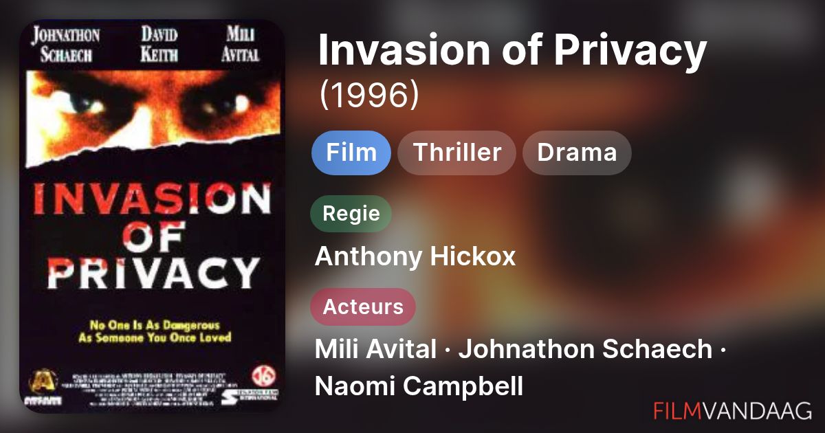 Invasion of Privacy (film, 1996) - FilmVandaag.nl