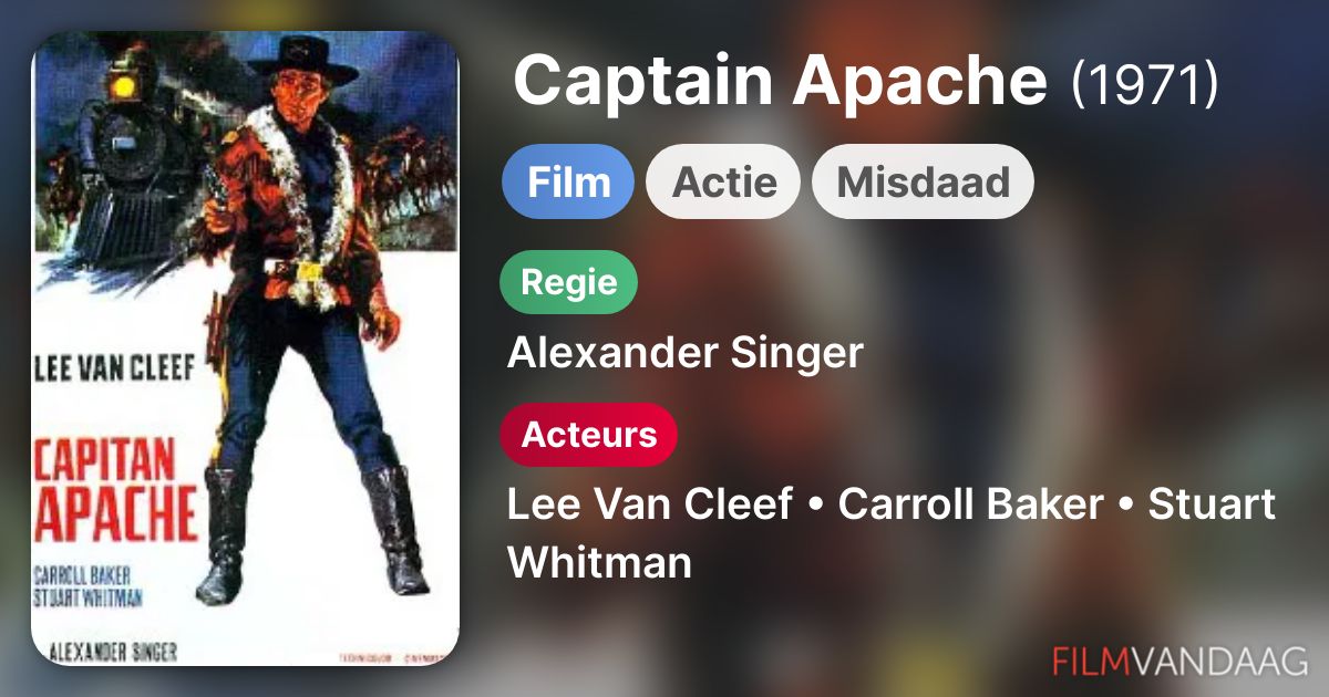 Captain Apache (film, 1971) - FilmVandaag.nl