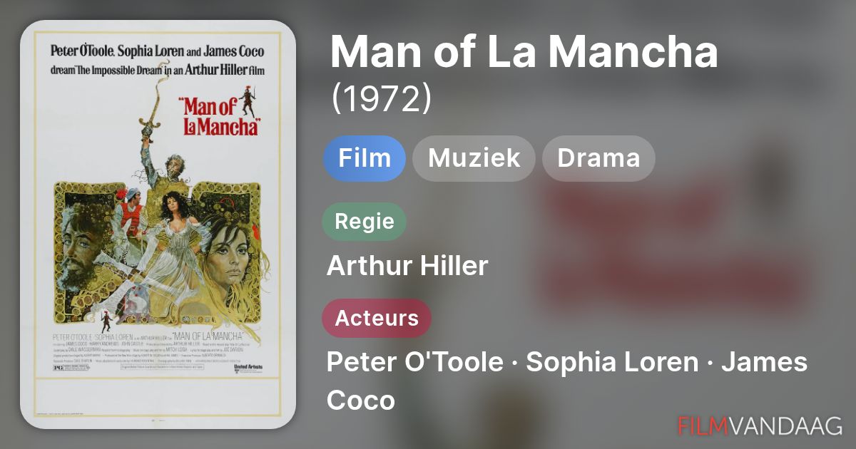 Man of La Mancha (film, 1972) - FilmVandaag.nl