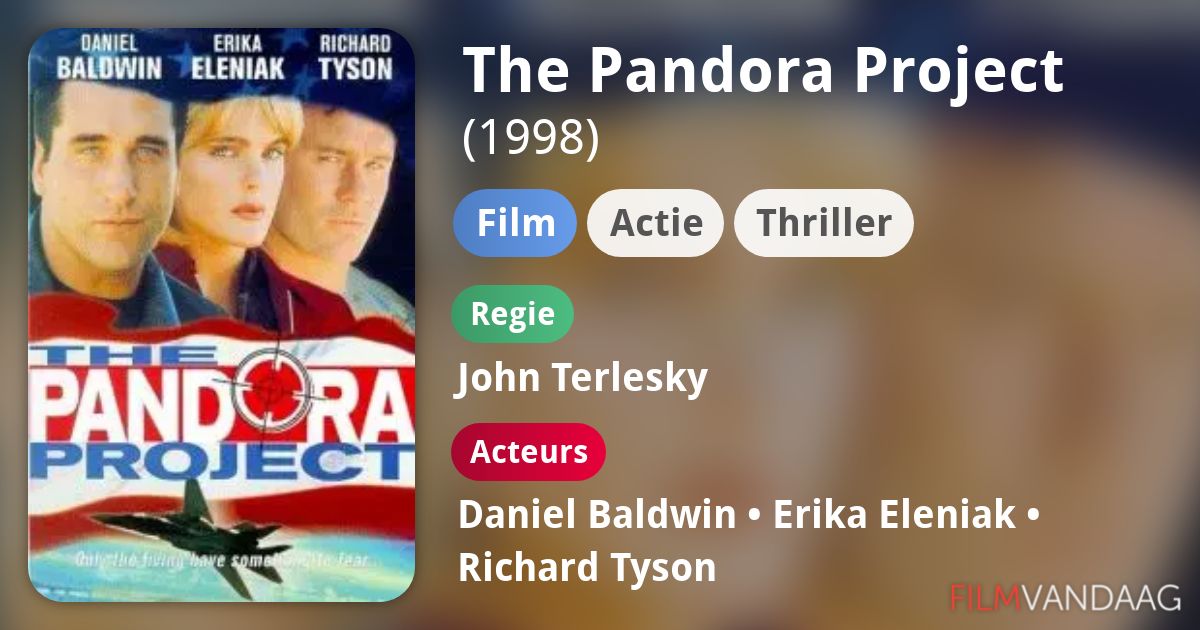 The Pandora Project (film, 1998) - FilmVandaag.nl
