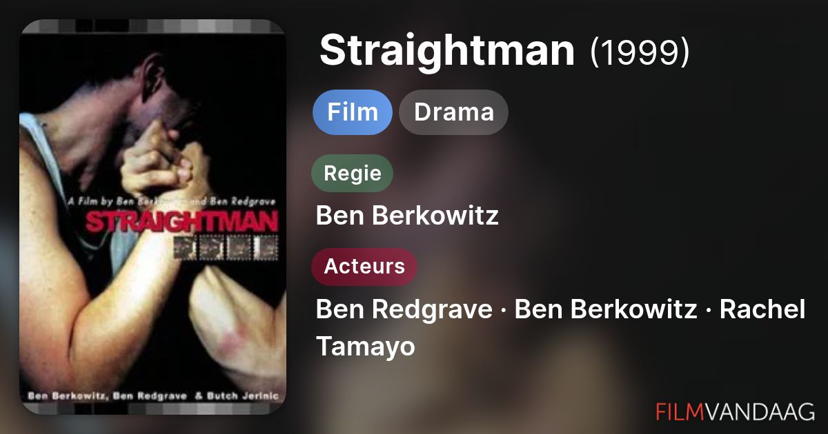 Straightman (film, 1999) - FilmVandaag.nl