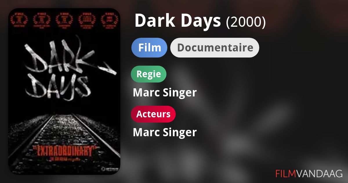 Dark Days (film, 2000) - FilmVandaag.nl