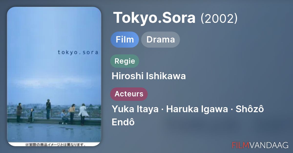 Tokyo.Sora (film, 2002) - FilmVandaag.nl