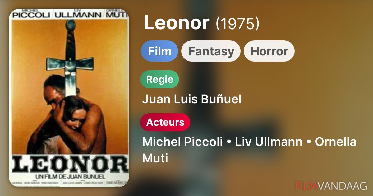 Leonor (film, 1975) - FilmVandaag.nl
