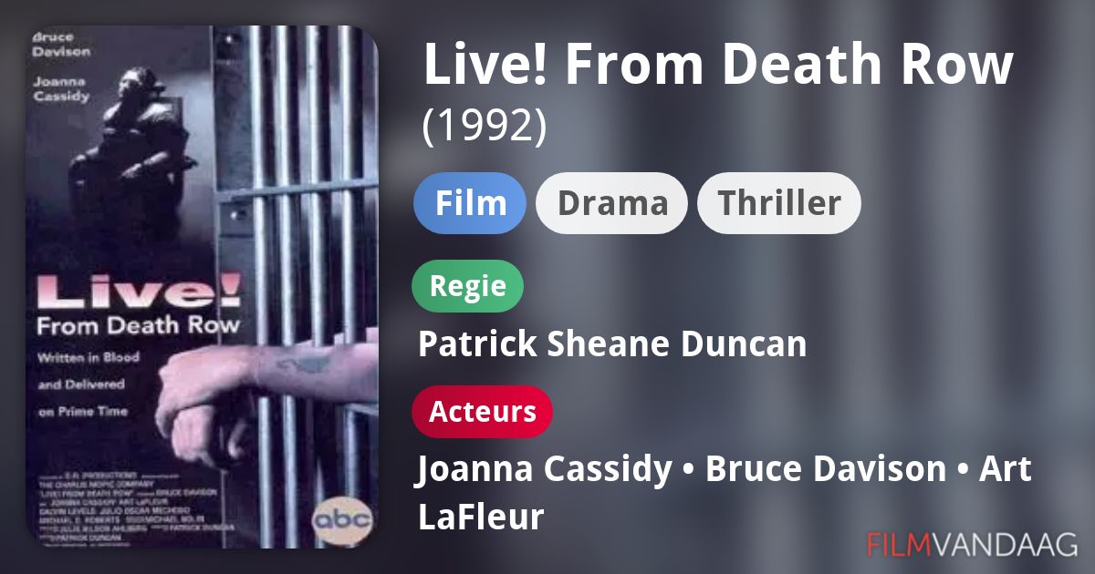 Live! From Death Row (film, 1992) - FilmVandaag.nl