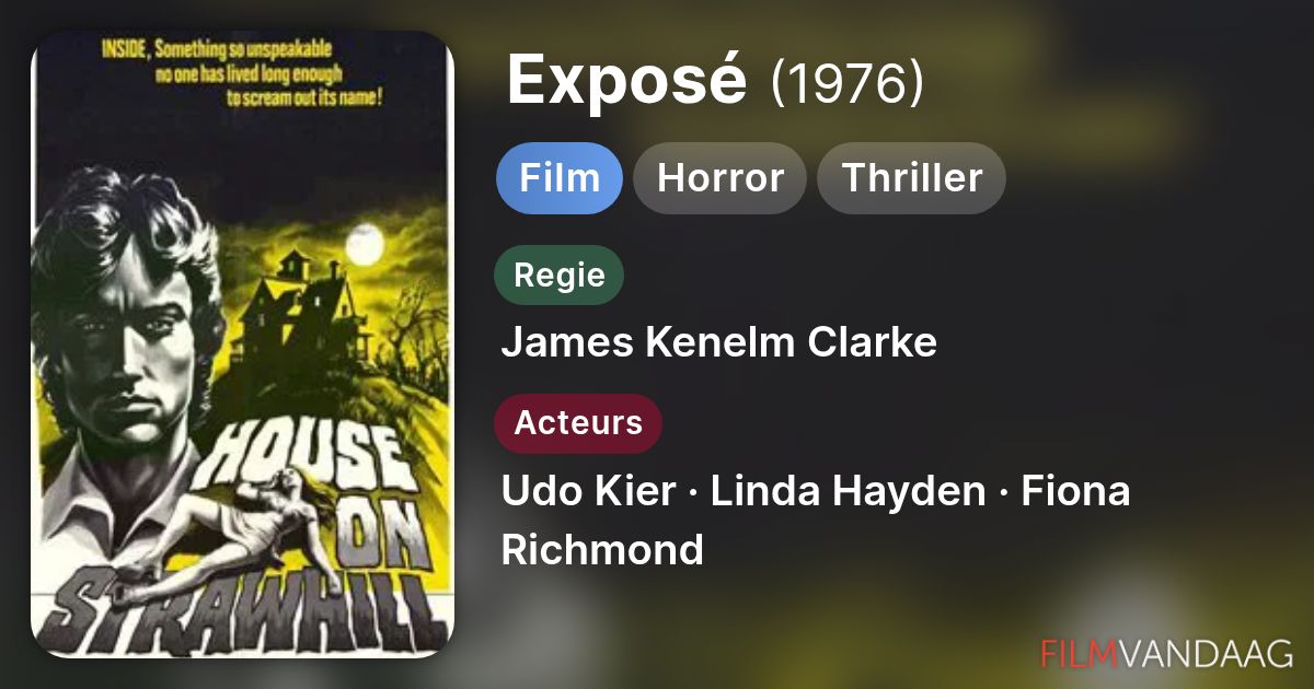 Exposé (film, 1976) - FilmVandaag.nl