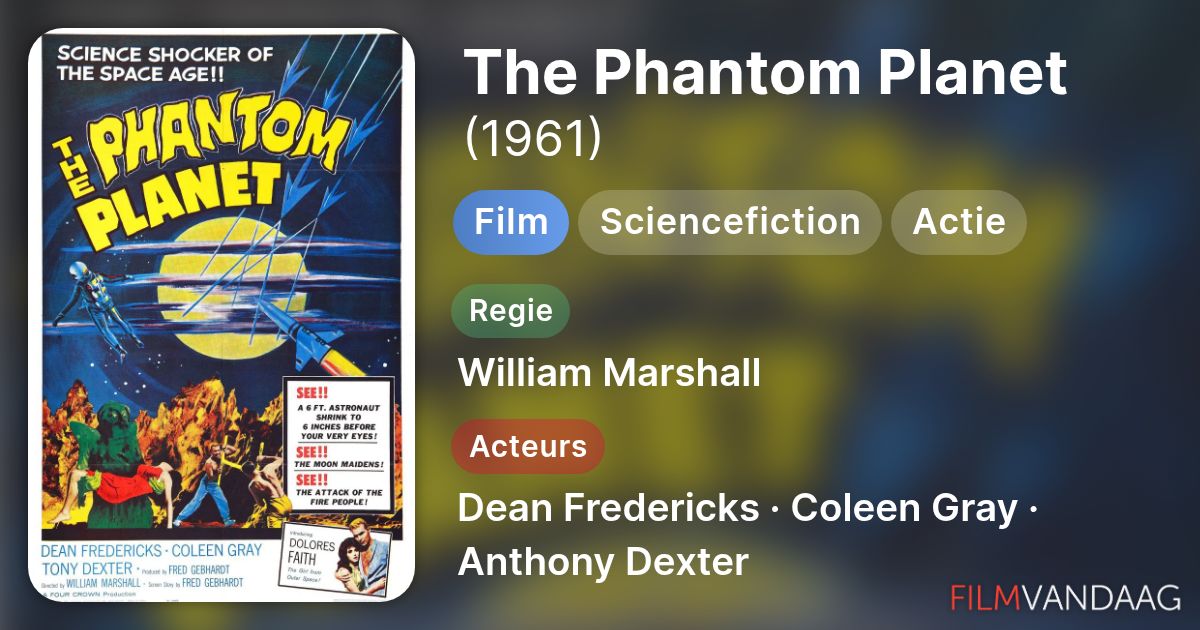 The Phantom Planet (film, 1961) - FilmVandaag.nl
