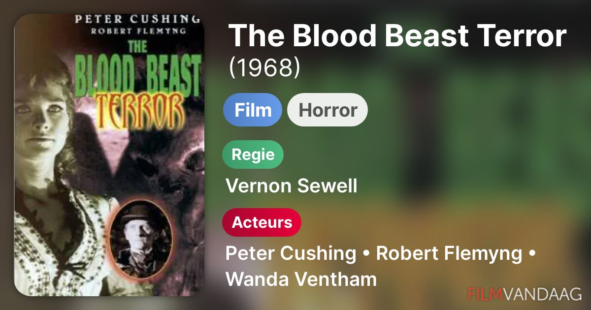The Blood Beast Terror (film, 1968) - FilmVandaag.nl