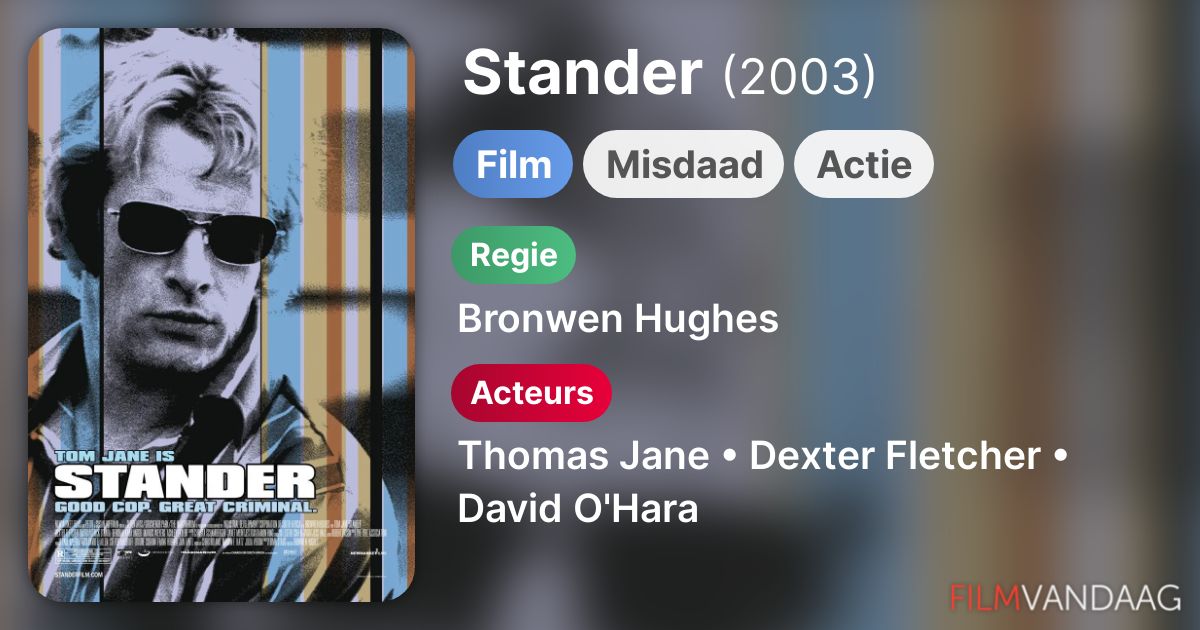 Stander (film, 2003) Nu Online Kijken - FilmVandaag.nl