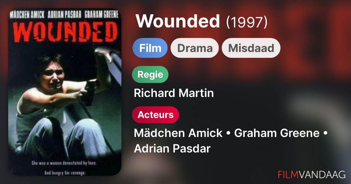 Wounded (film, 1997) kopen op dvd of blu-ray - FilmVandaag.nl