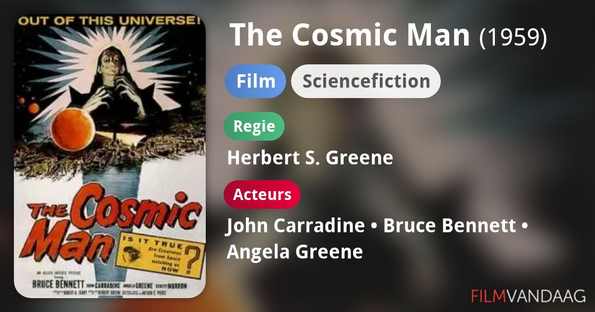 The Cosmic Man (film, 1959) - FilmVandaag.nl