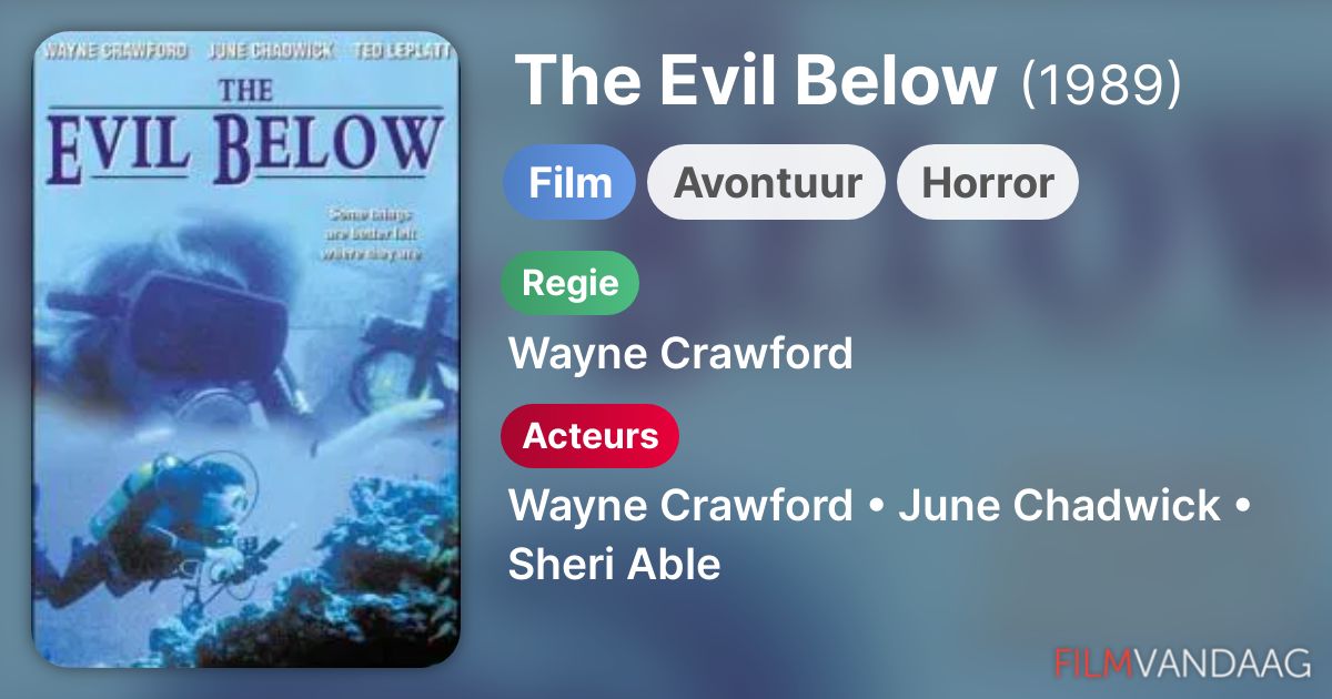The Evil Below (film, 1989) - FilmVandaag.nl