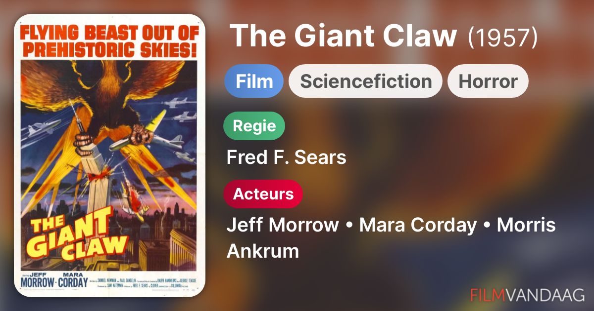 The Giant Claw (film, 1957) - FilmVandaag.nl