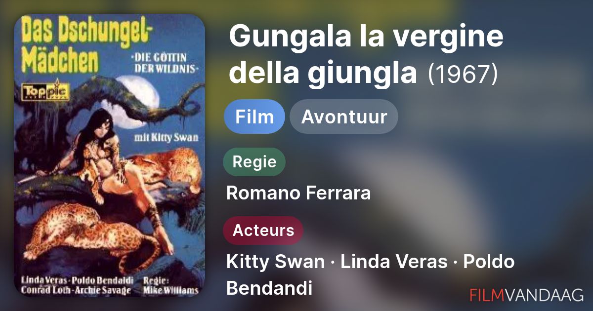 Gungala la vergine della giungla (film, 1967) kopen op dvd of blu-ray ...